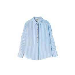 Camomilla Italia Bluse 'CALLAS' Damen Gr&ouml;&szlig;e L hellblau / wei&szlig;