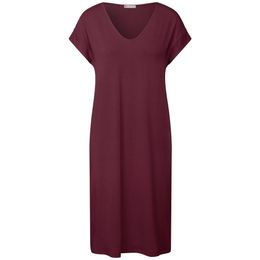 Street One Jersey Kleid Damen Gr&ouml;&szlig;e 46 rot Winterkleid
