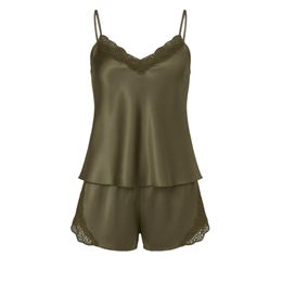C&city Pyjama Damen Gr&ouml;&szlig;e XL khaki Winterkleid