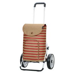 Andersen Shopper Trolley 'Eske' Damen Gr&ouml;&szlig;e One Size beige / hellrot