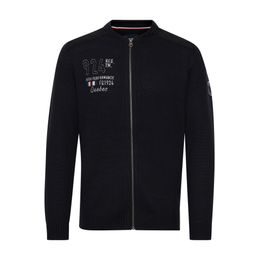 FQ1924 Strickjacke 'Erland' Herren Gr&ouml;&szlig;e XXL schwarz / wei&szlig;