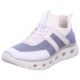Rieker Sport Sneaker Damen Gr&ouml;&szlig;e 37 blau / helllila / wollwei&szlig;