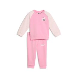 Puma Trainingsanzug Jungen Gr&ouml;&szlig;e 104 gr&uuml;n / rosa / wei&szlig;