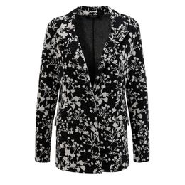 Aniston Selected Blazer Damen Gr&ouml;&szlig;e 38 schwarz / wei&szlig;