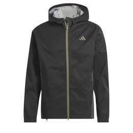 adidas Performance Sportjacke 'RAIN.RDY Golf' Herren Gr&ouml;&szlig;e XXL grau / oliv / schwarz