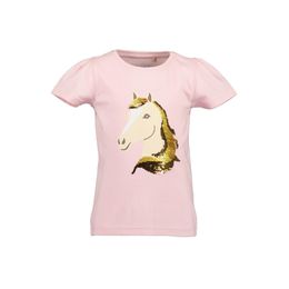 Blue Seven T-Shirt M&auml;dchen Gr&ouml;&szlig;e 128 beige / gold / taupe / rosa