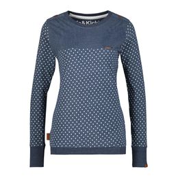 alife and kickin Alife & Kickin Shirt 'LeonieAK' Damen Gr&ouml;&szlig;e M marine / braun / wei&szlig;