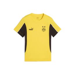 Puma Funktionsshirt 'Borussia Dortmund FtblArchive' Jungen Gr&ouml;&szlig;e 152 gelb / schwarz