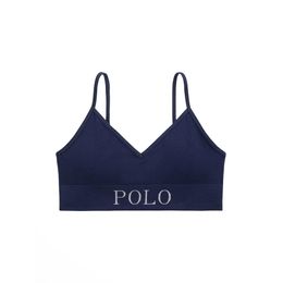 Polo Ralph Lauren B&uuml;gelloser BH ' Ribbed Seamless ' Damen Gr&ouml;&szlig;e 70 navy