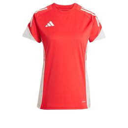 adidas Performance Funktionsshirt ' Tiro 25 Competition' Damen Gr&ouml;&szlig;e XXXS/XXS rot / wei&szlig;