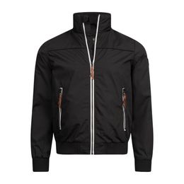 INDICODE Jeans &Uuml;bergangsjacke 'Ivano' Herren Gr&ouml;&szlig;e XXL schwarz / wei&szlig;