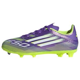 adidas Performance Fu&szlig;ballschuh 'F50 League' Jungen Gr&ouml;&szlig;e 32 gelb / silbergrau / apfel / dunkellila