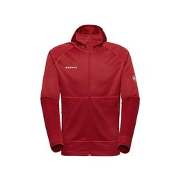 Mammut Funktionsfleecejacke 'Crag' Herren Gr&ouml;&szlig;e M feuerrot / wei&szlig;