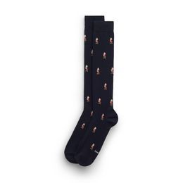 Iuman Intimissimi Uomo Socken 'Disney Brontolo' Herren Gr&ouml;&szlig;e 44/45 nachtblau / rot / wei&szlig;