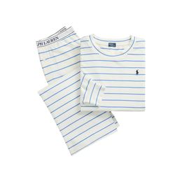 Polo Ralph Lauren Pyjama ' Sweatshirt & Wide Leg Set - Club Terry ' Damen Gr&ouml;&szlig;e XXL wei&szlig; Winterkleid