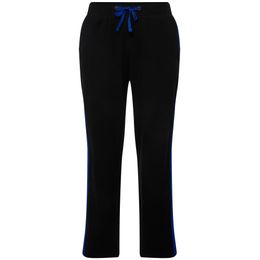 Ulla Popken Hose Damen Gr&ouml;&szlig;e 42/44 blau / schwarz
