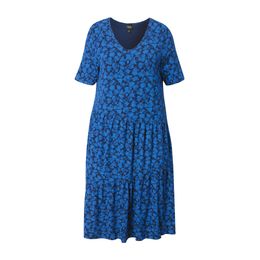 Ulla Popken Oversizekleid Damen Gr&ouml;&szlig;e 46/48 nachtblau / azur