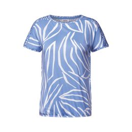 Cecil T-Shirt Damen Gr&ouml;&szlig;e XXL himmelblau / wei&szlig;