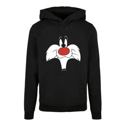 F4NT4STIC Sweatshirt 'Looney Tunes Sylvester Big Face' Herren Gr&ouml;&szlig;e 6XL rot / schwarz / wei&szlig;