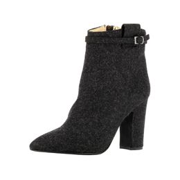 Evita Damen Stiefelette Damen Gr&ouml;&szlig;e 37 schwarz / schwarzmeliert Winterschuhe