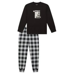 Schiesser Pyjama ' Nightwear ' Jungen Gr&ouml;&szlig;e 152 schwarz