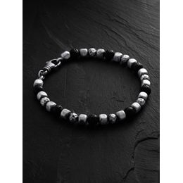 Reytel Armband 'CUBE. LAVA STONE' Damen Gr&ouml;&szlig;e 17 cm silber