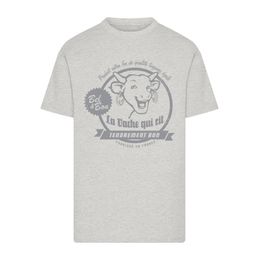 F4NT4STIC T-Shirt 'The Laughing Cow' Herren Gr&ouml;&szlig;e M hellgrau