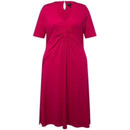 Ulla Popken Kleid Damen Gr&ouml;&szlig;e 50/52 fuchsia Winterkleid
