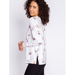 PJ Salvage Schlafshirt ' Let's Dance ' Damen Gr&ouml;&szlig;e L mischfarben / offwhite