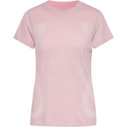 asics ROAD SEAMLESS Funktionsshirt Damen - Gr&ouml;&szlig;e XL - rosa