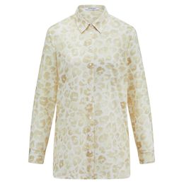 Peter Hahn - Long-Bluse, weiss, Gr. 44 / L - Baumwolle
