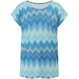 Peter Hahn - T-Shirt, blau, Gr. 46 / L - Baumwolle