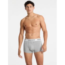 Guess Boxershorts Herren Gr&ouml;&szlig;e S graumeliert / schwarz / wei&szlig;