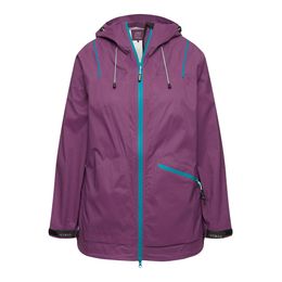 Ulla Popken Funktionsjacke Damen Gr&ouml;&szlig;e XXXL/4XL blau / aubergine