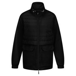 Fadenmeister Berlin - Pullover mit U-Boot-Ausschnitt, schwarz, Gr. 36 / S - Baumwolle