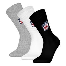 NFL Socken Damen Gr&ouml;&szlig;e 43/46 grau / rot / schwarz / wei&szlig;