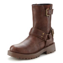 Lascana Stiefelette Damen Gr&ouml;&szlig;e 37 braun Winterschuhe