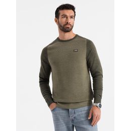 Ombre Pullover 'OM-SWSW-0121' Herren Gr&ouml;&szlig;e XL oliv