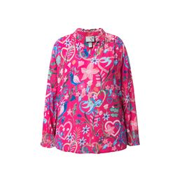 Ulla Popken Bluse Damen Gr&ouml;&szlig;e 9XL/10XL pink