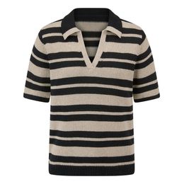 Fadenmeister Berlin - Polo-Pullover, schwarz, Gr. 40 / M - Baumwolle