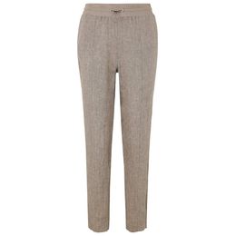 Doris Streich - Kn&ouml;chellange Hose, beige, Gr. 40 / M - Leinen