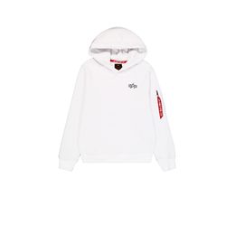 Alpha Industries Sweatshirt 'Signature BP' Herren Gr&ouml;&szlig;e M wei&szlig;