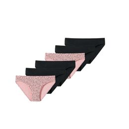 Schiesser Slip M&auml;dchen Gr&ouml;&szlig;e 164 rosa / schwarz