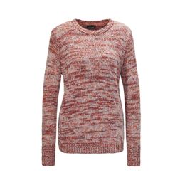 GOLDNER Pullover Damen Gr&ouml;&szlig;e M/L dunkelbraun / rotmeliert