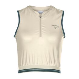 active by Lascana Lascana Active Sporttop Damen Gr&ouml;&szlig;e XS dunkelgr&uuml;n / offwhite