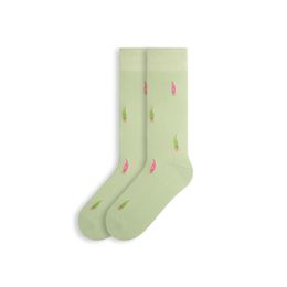 von Jungfeld Socken 'RETRO ICONS' Damen Gr&ouml;&szlig;e 36/40 hellgr&uuml;n
