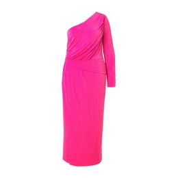 Ulla Popken Abendkleid Damen Gr&ouml;&szlig;e 50 pink Winterkleid
