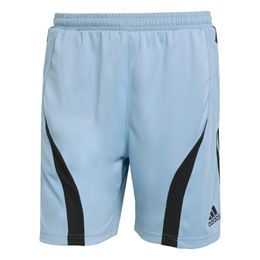 adidas originals Shorts 'Teamgeist Adicolor' Herren Gr&ouml;&szlig;e 35/38 hellblau / schwarz