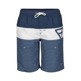Brunotti Kids Sportbadeshorts Jungen Gr&ouml;&szlig;e 164 navy / wei&szlig;