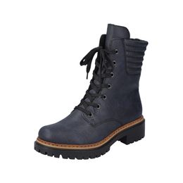 Rieker Schn&uuml;rstiefel Damen Gr&ouml;&szlig;e 39 marine Winterschuhe